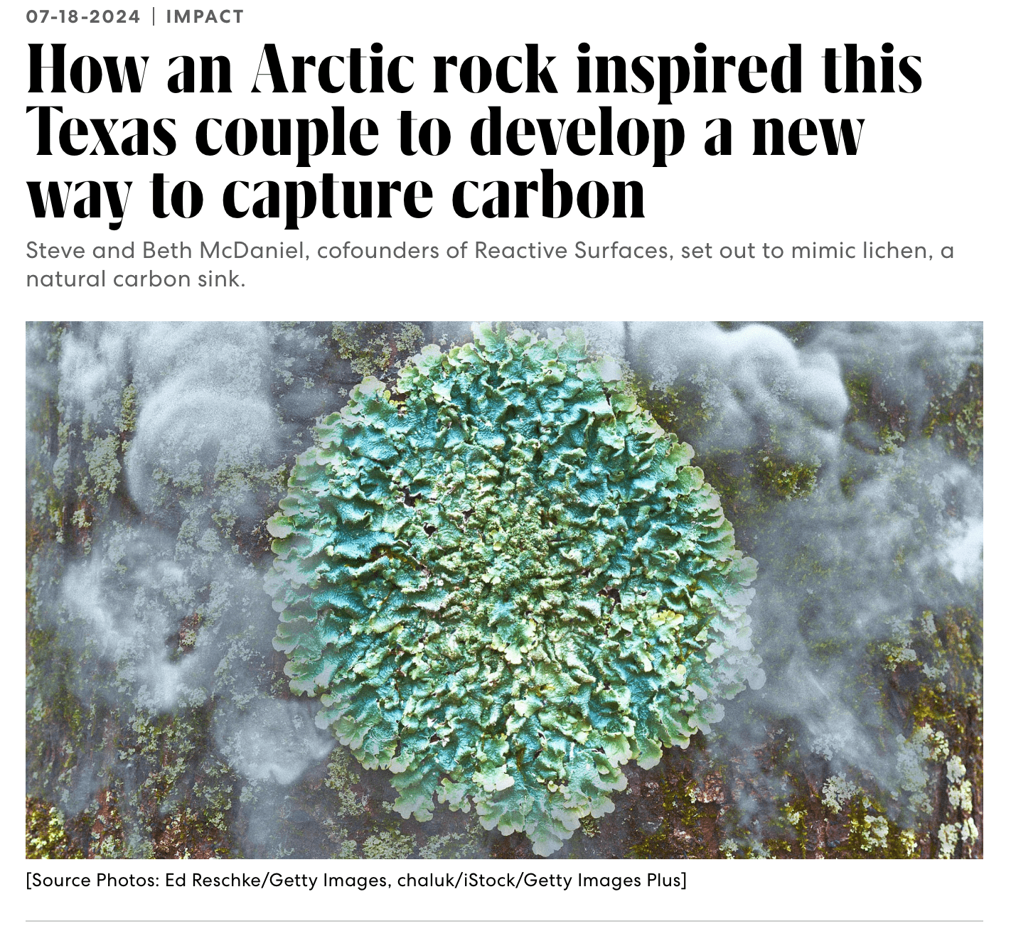 How an Arctic rock inspired this Texas couple to develop a new way to ...